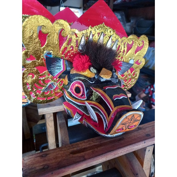 Jual Topeng Barong Bangkung/Babi/Mainan khas Bali Termurah | Shopee ...