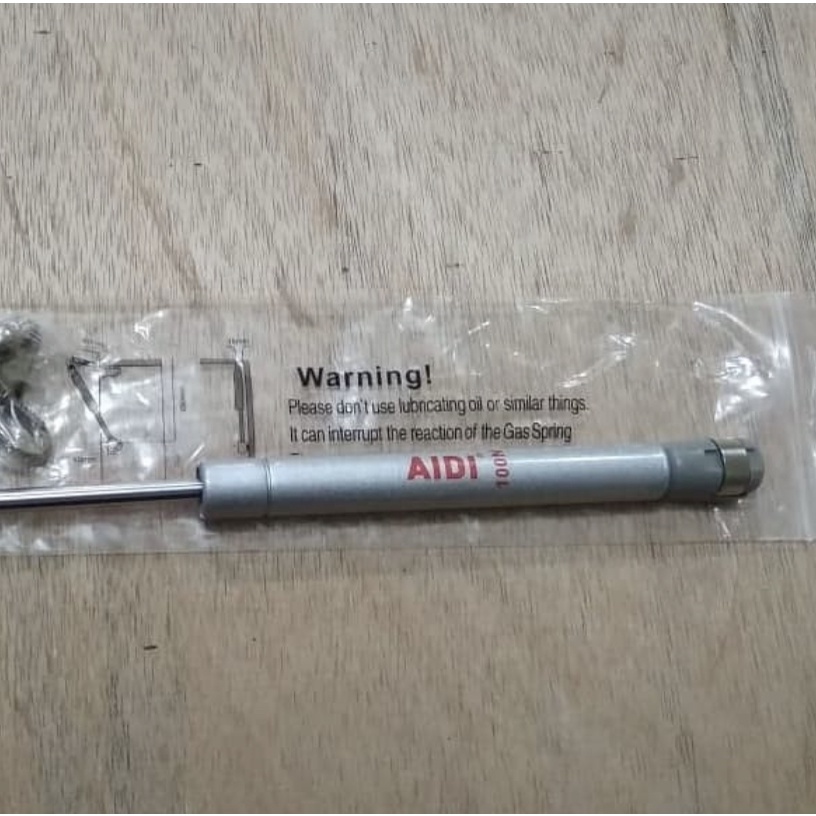 Jual gas spring 100 N AIDI / pegas hidrolik lemari dapur atau jok motor ...