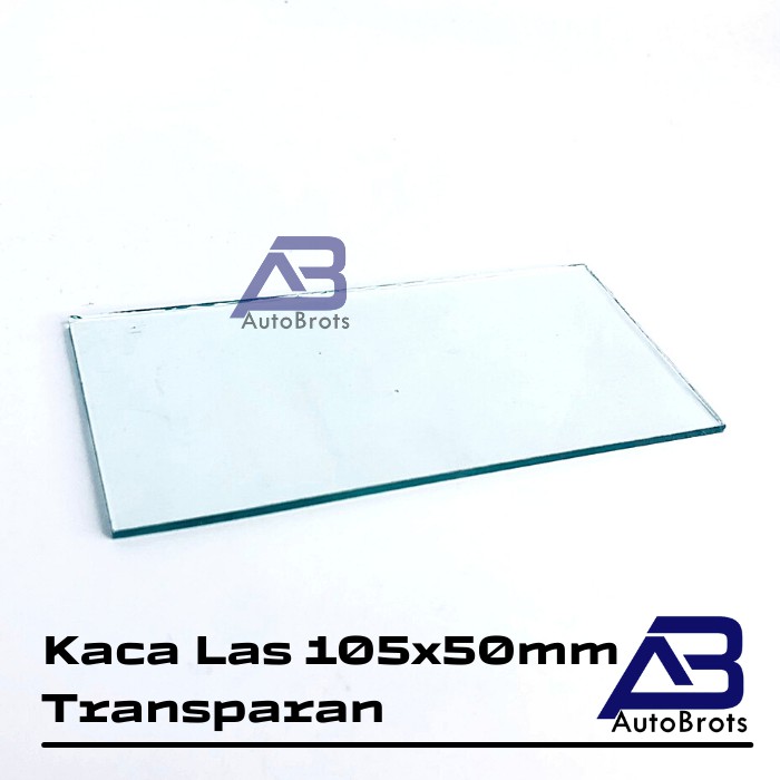 Jual Kaca Las Transparan 105 x 50mm / Kaca Kedok Putih / Topeng Las ...