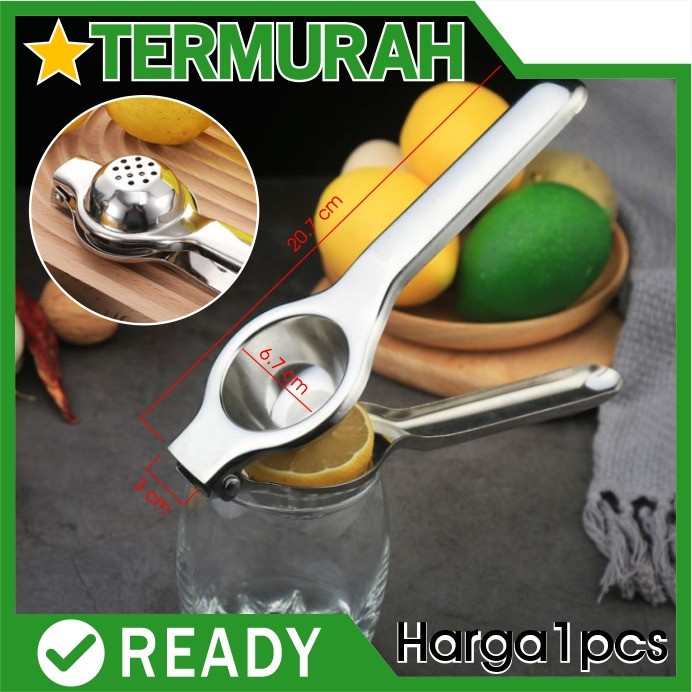 Jual Alat Peras Perasan Lemon Squeezer Jeruk Nipis Stainless pemeras ...