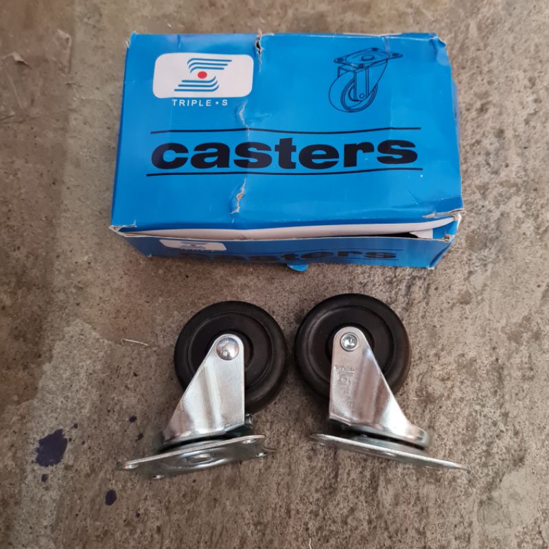 Jual (HARGA UNTUK 1 BJ RODA) RODA CASTER GEPENG ETALASE UG50 | Shopee ...