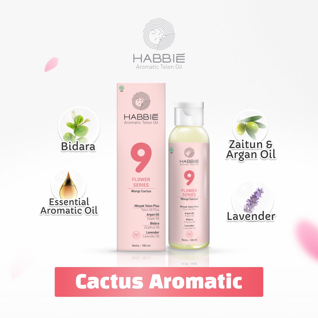 Jual Habbie Aromatic Telon Oil Plus - No. 9 Cactus (Flower Series ...