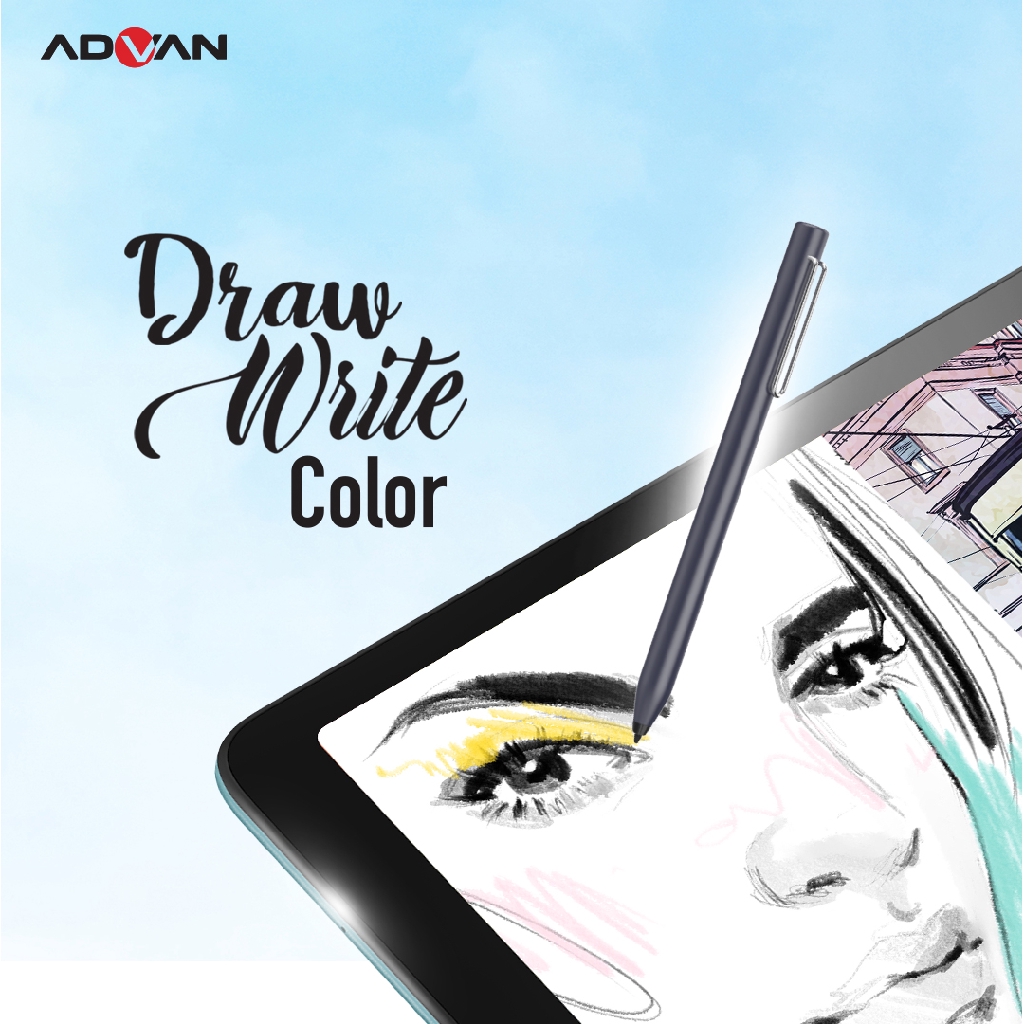 Jual Flip Case Advan Sketsa / Bookcover Dan Stylus Pen Tab Advan Sketsa ...