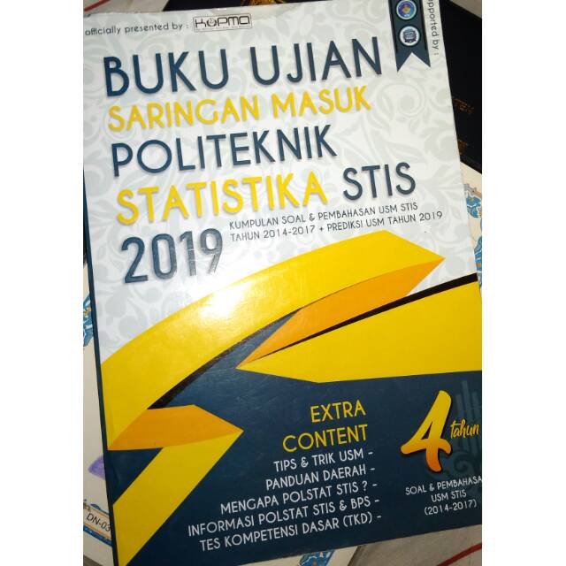 Jual Buku Ujian Saringan Masuk Politeknik Statistika STIS 2019 (BUSM ...