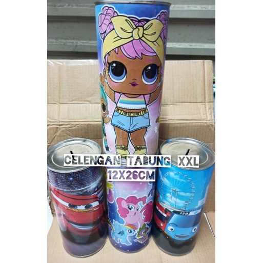 Jual CELENGAN TABUNG KALENG XXL 12X26 CM | Shopee Indonesia