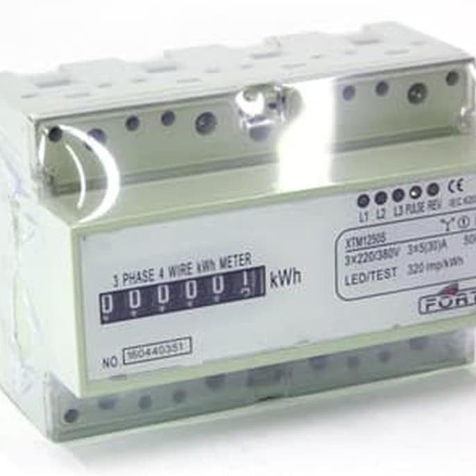 Jual kwh meter XTM1250S 3 phase / 3P / kwh meter 3phase analog Fort | Shopee Indonesia