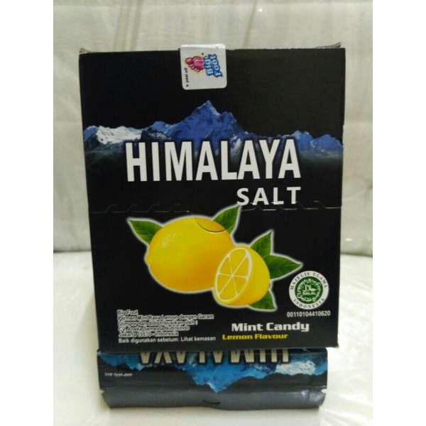 Jual Permen mint lemon himalaya salt isi 12pc berat 180g | Shopee Indonesia