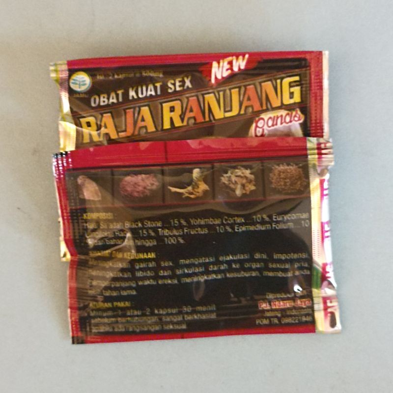 Jual RAJA RANJANG Obat Kuat Obat Tahan Lama Obat Dewasa (1Sachet isi 2 Kapsul) | Shopee Indonesia