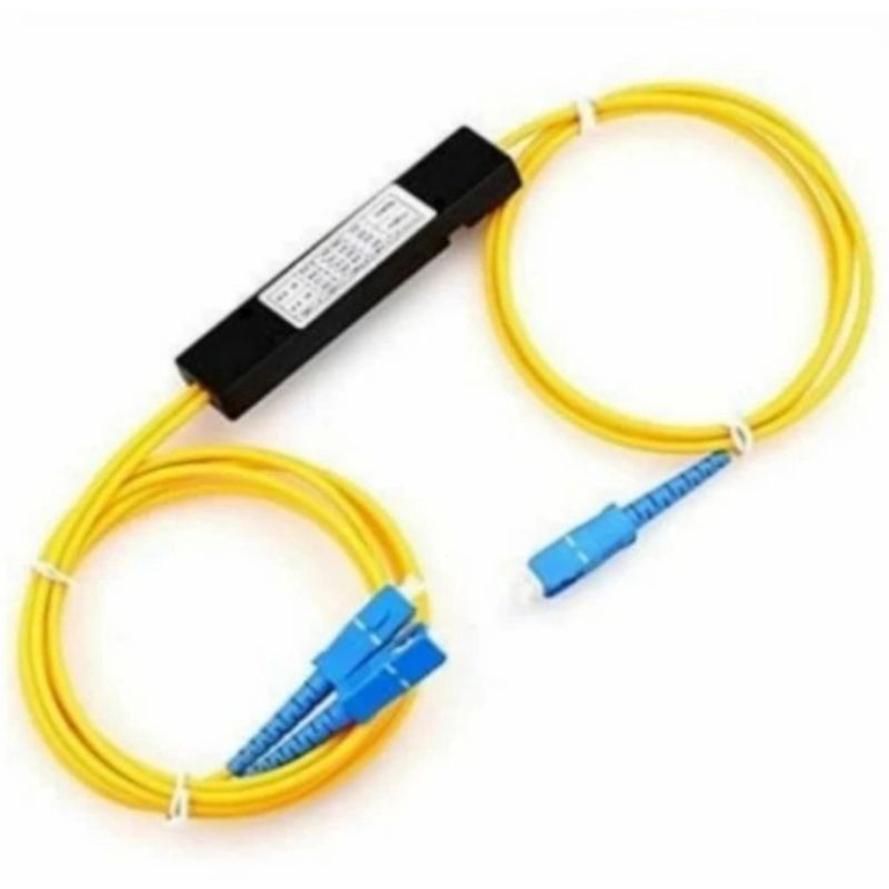 Jual Fiber optik/FO passive Splitter/PLC spliter modular 1:2 SC UPC ...