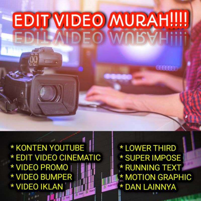 Jual Jasa Edit Video Cinematic, Konten Medsos, Iklan, Promo Produk ...
