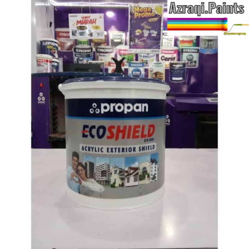 Jual Cat Tembok PROPAN ECOSHIELD Exterior 504-155 Hijau (5 KG) | Shopee ...