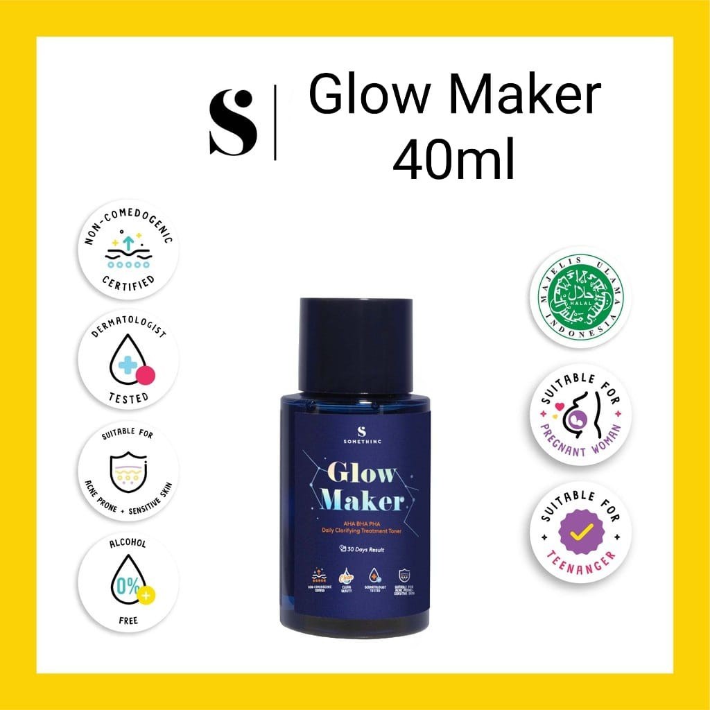 Jual SOMETHINC Glow Maker Toner 40ml | Shopee Indonesia