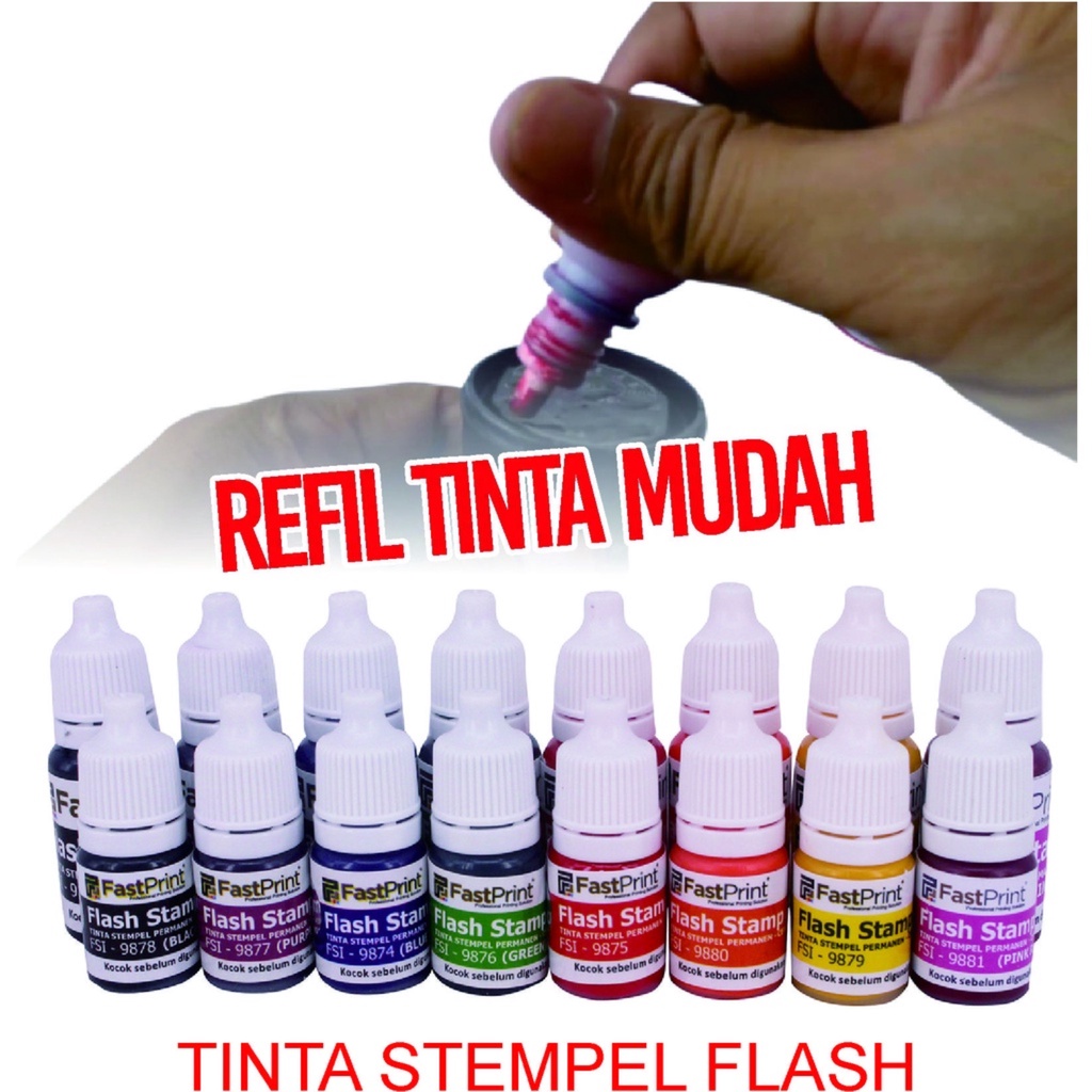 Jual Tinta Stempel Flash Ink 5 ML | Shopee Indonesia