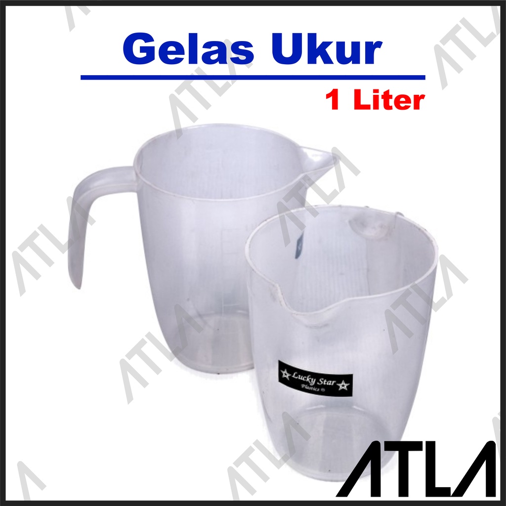 Jual Gelas Takar 1 Liter Measuring cup Plastik Cairan Nutrisi Ukur 1L 1000 ml | Shopee Indonesia