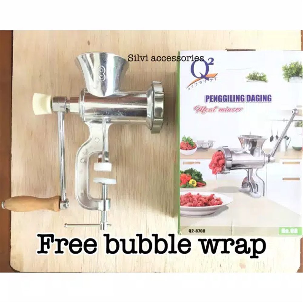 Jual Alat Penggiling Daging Gilingan Daging Manual Besi Stainless Meat ...
