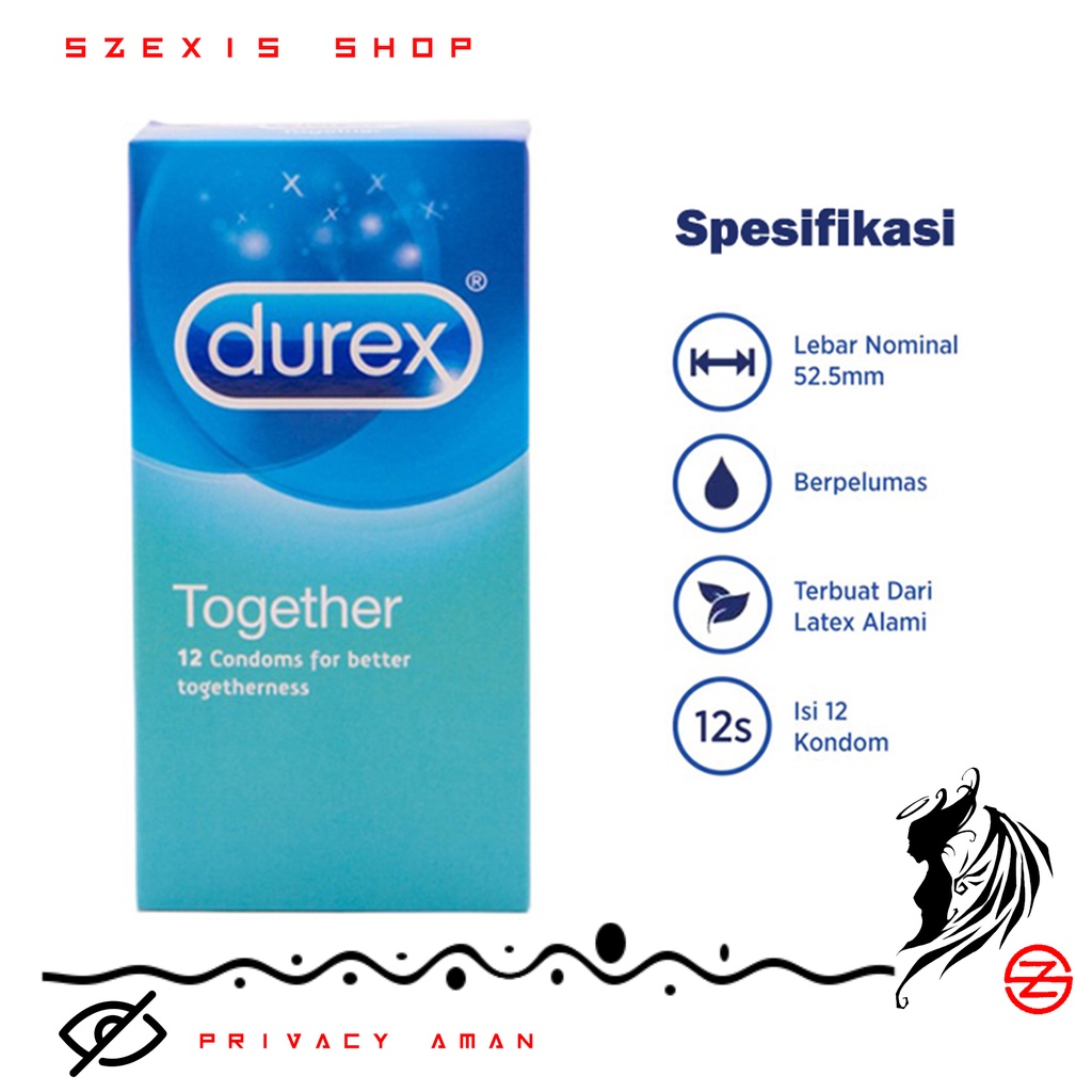 Jual KONDOM DUREX TOGETHER - 12 pcs | Shopee Indonesia