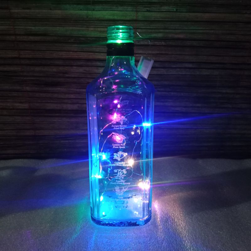 Jual Botol lampu / Lampu hias / Lampu botol kaca / bottl lamp | Shopee ...