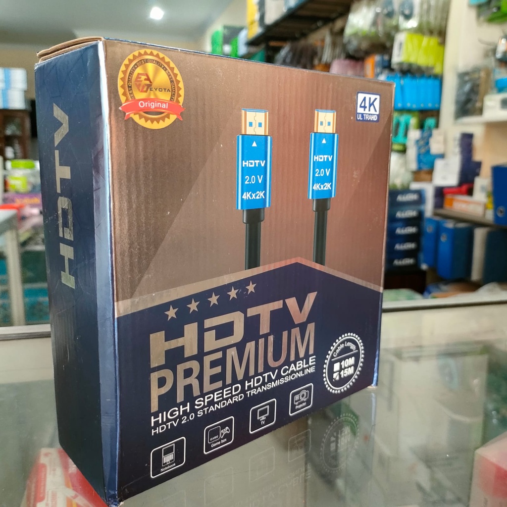 Jual Kabel HDMI 15M 4K ULTRA HD Premium V2.0 15 Meter M-TECH | Shopee ...