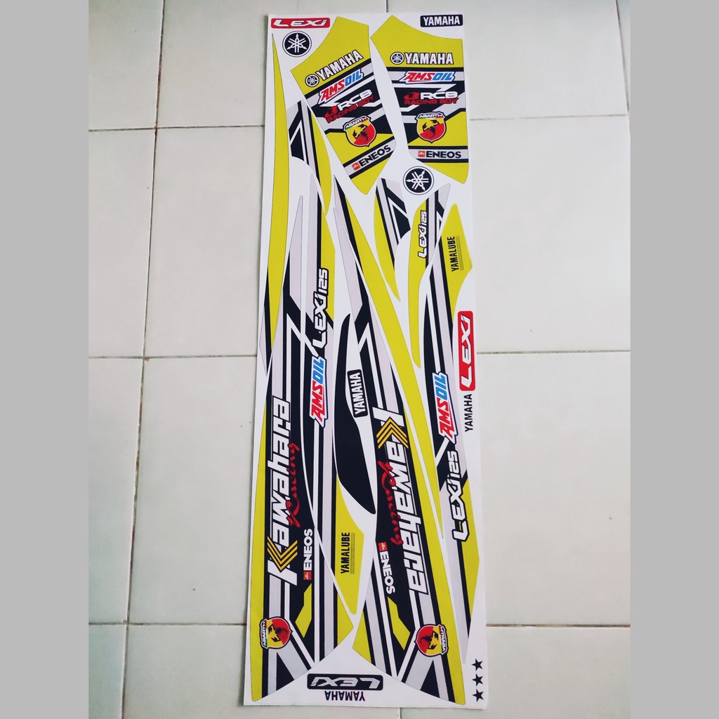 Jual Stiker Racing Yamaha Lexy / Striping Variasi Lexi | Shopee Indonesia