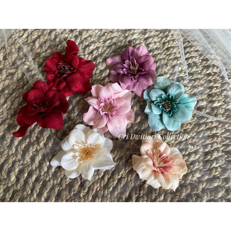 Jual Bunga Sakura Lavender Satuan/ Bunga Bijian/ Hairdo/ Sanggul ...