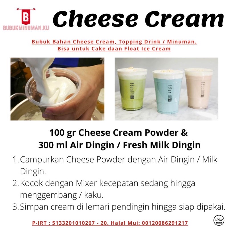 Jual Cheese Cream Premium 1 Kg - Topping Minuman Cheese | Shopee Indonesia