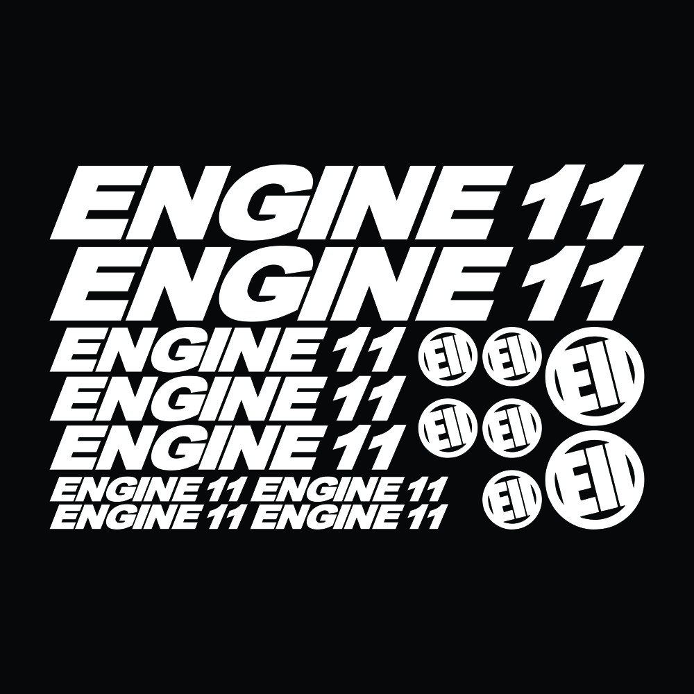 Jual Stiker Pack Sepeda Engine11 - Bicycle Decal Sticker | Shopee Indonesia