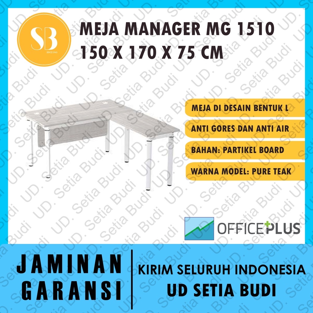 Jual Meja Kerja Office Plus Manager OPS-MG 1510 | Shopee Indonesia