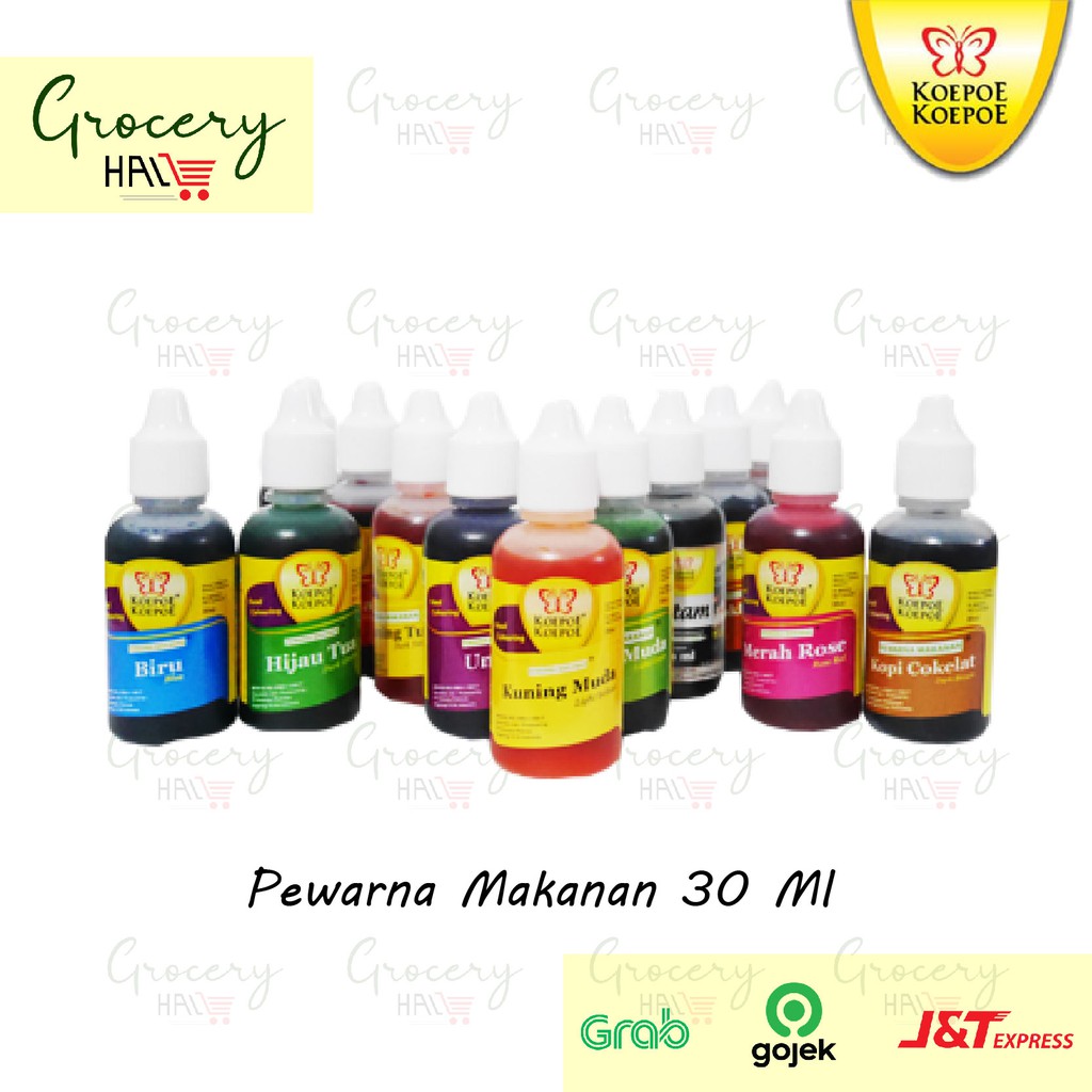 Jual PEWARNA MAKANAN KOEPOE / FOOD COLORING 30 ML | Shopee Indonesia