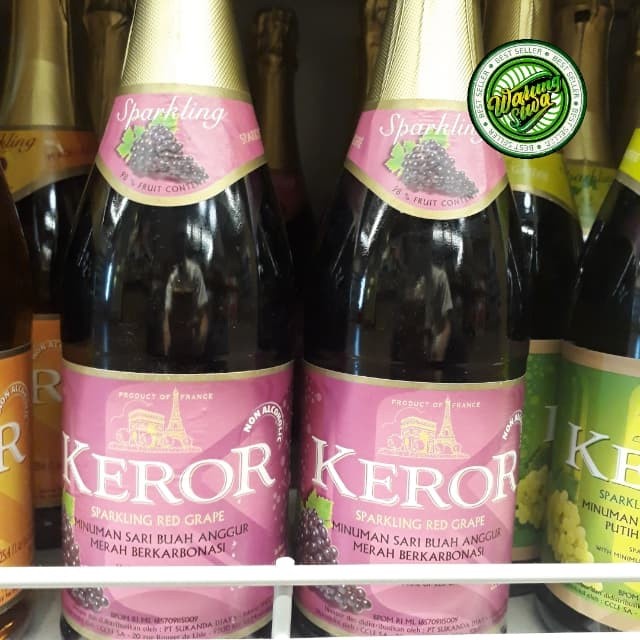 Jual Keror Sparkling Red Grape Juice - Minuman Soda Jus Anggur Merah 750ml | Shopee Indonesia