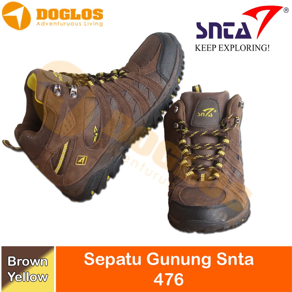 Jual Sepatu gunung SNTA 476 Outdoor shoes boot hiking trekking ...