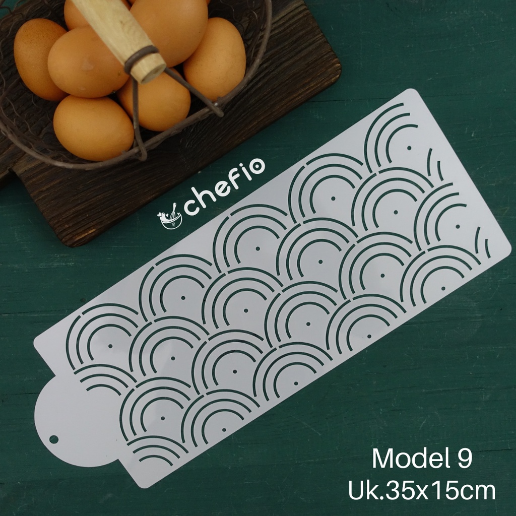 Jual Cake Stencils Lace Pattern Motif Batik Stensil Cake Dekorasi Kue ...