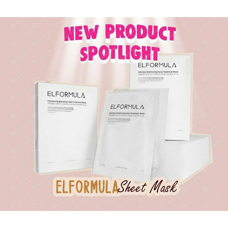 Jual ELFORMULA SHEET MASK 100% ORIGINAL | Shopee Indonesia