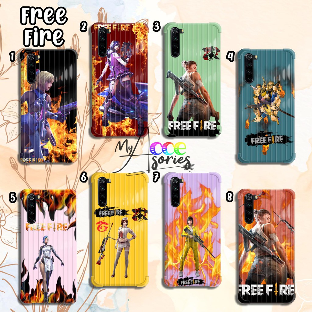 Jual Softcase Free Fire Oppo A3s A1k A5 A9 2020 A7 F9 A5s A31 A52 A53