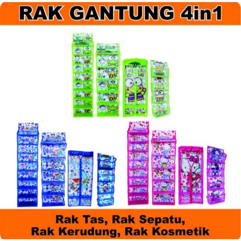 Jual Rak set gantung 4 in 1 Full resleting | Shopee Indonesia