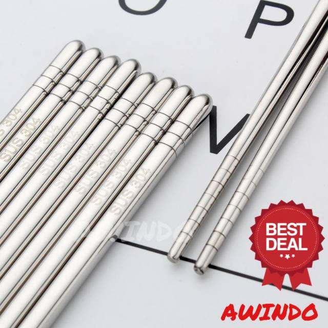 Jual SUMPIT STAINLESS STEEL SUS 304 ALAT MAKAN SUMPIT KOREA STAINLESS ...