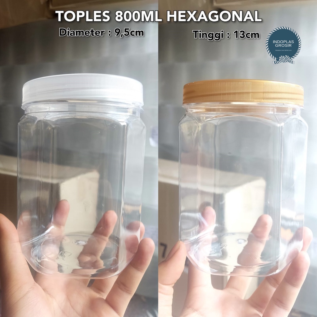 Jual TOPLES 800ML / TOPLES PLASTIK 800ML / TOPLES KUE HEXAGONAL 800ML ...