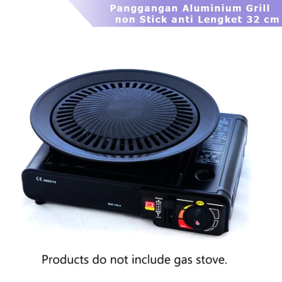 Jual Alat BBQ Ultra Grill Plate 32cm Panggangan Barbeque Bulat ...