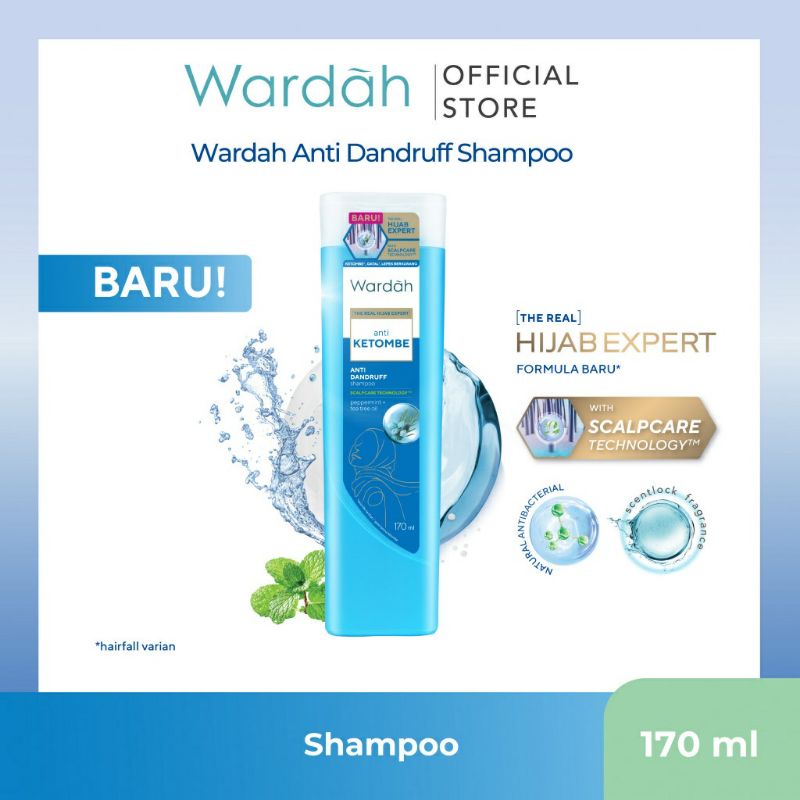 Jual Anti Dandruff/anti ketombe Shampo 170ML WARDAH original | Shopee Indonesia