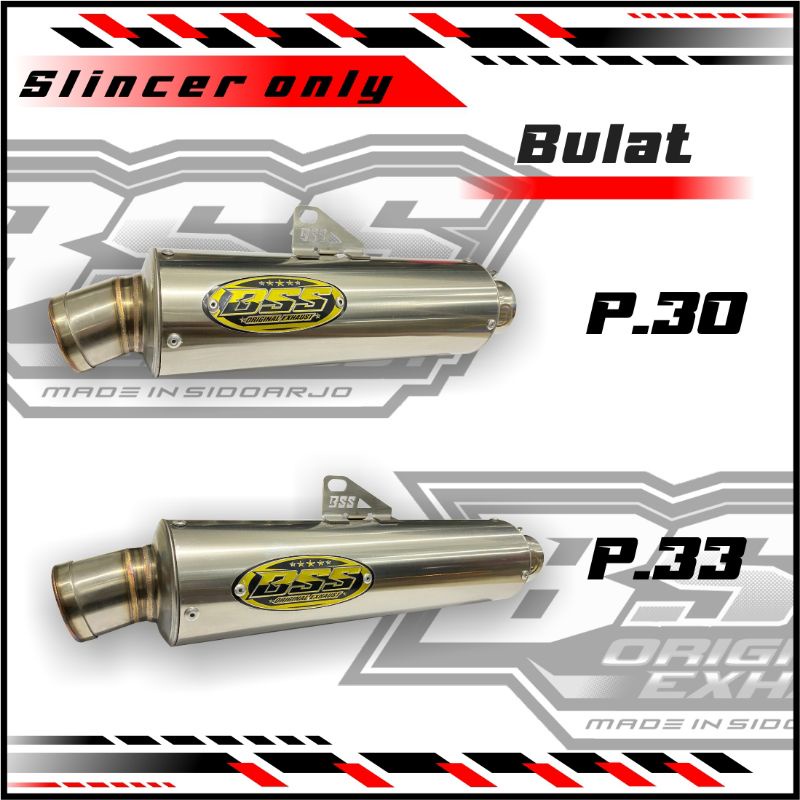 Jual Knalpot BSS ORIGINAL MODEL BULAT free laser nama (slinser aja ...
