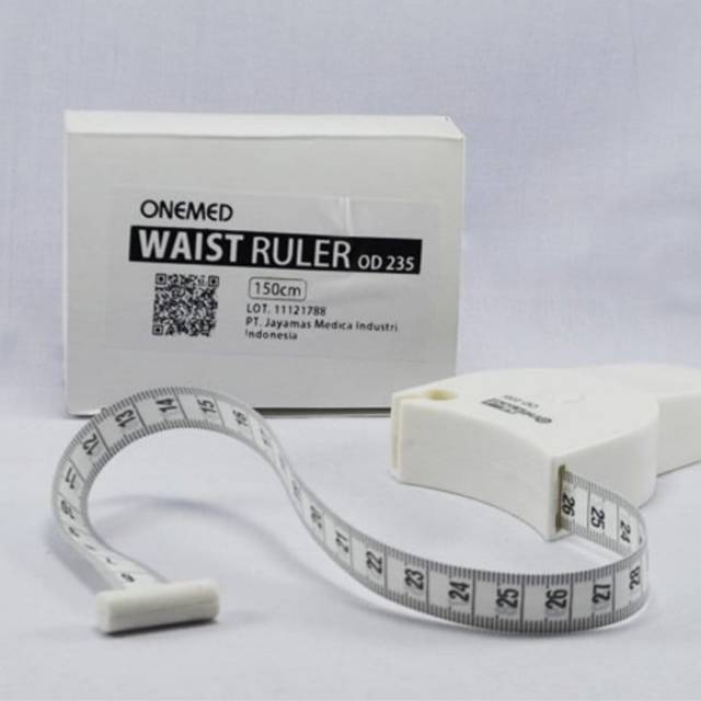 Jual Waist ruler meteran ukur lingkar pinggang dada perut | Shopee ...