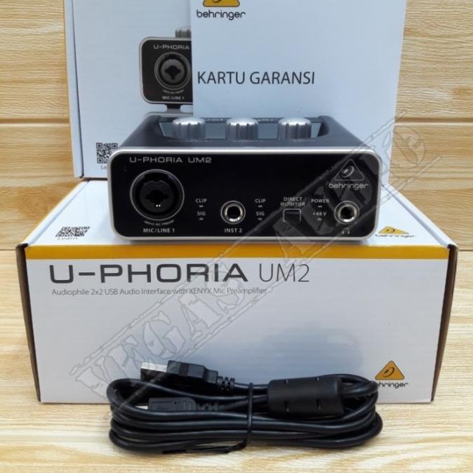 Jual BEHRINGER UM-2 SOUNDCARD USB INTERFACE ORIGINAL | Shopee Indonesia