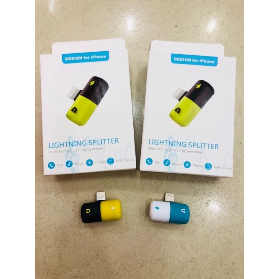 Jual Pill Lightning Splitter for IPhone - Splitter Lightning & Audio ...