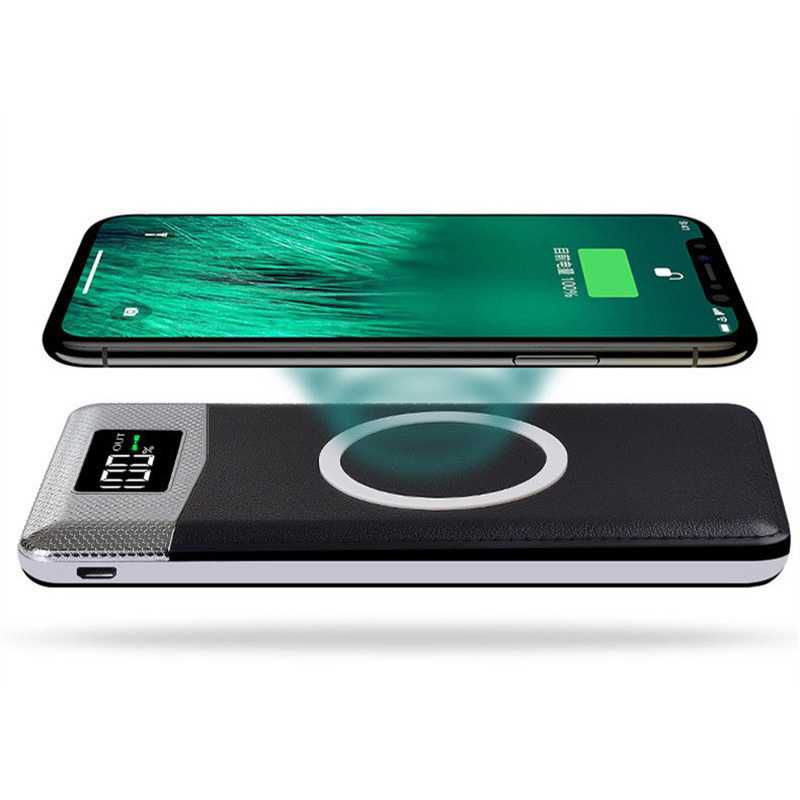 Jual Taffware Power Bank Qi Wireless Charging 2 Port 10000mAh | Shopee ...