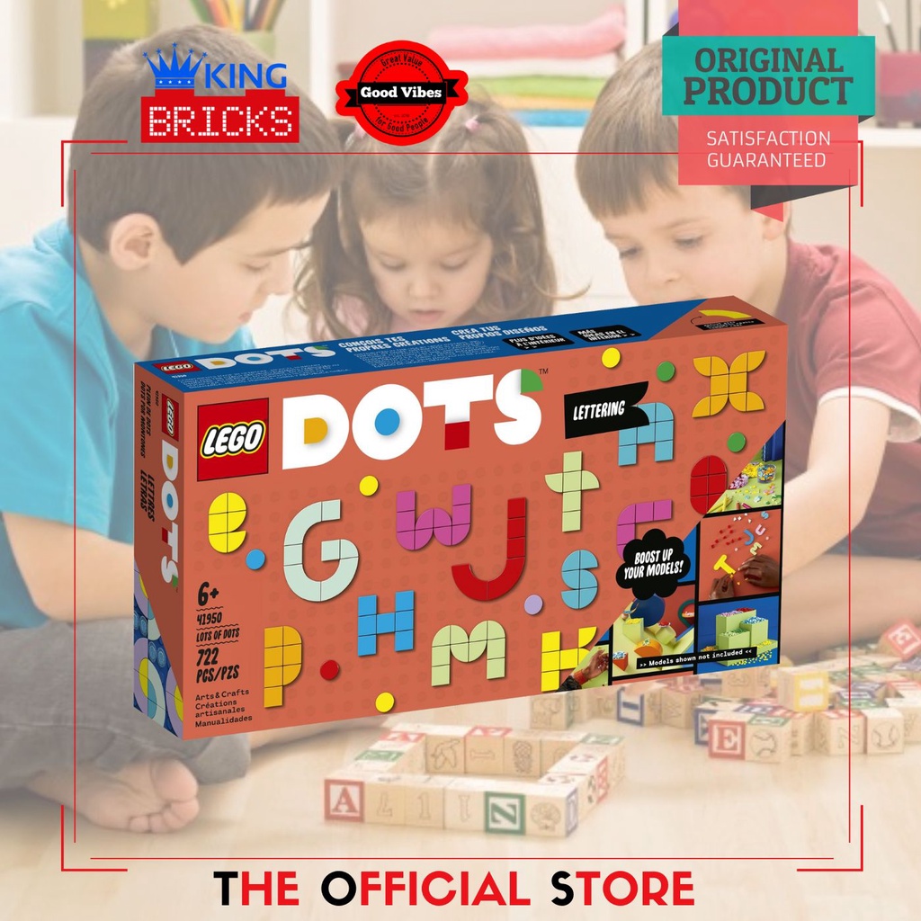 Jual LEGO Original DOTS 41950 Lots of DOTS Lettering - Mainan Anak ...