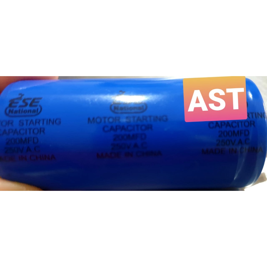 Jual KAPASITOR DINAMO 200 UF / CONDENSOR 200 UF - CAPASITOR/ ESE ...