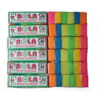 Jual Lilin Mainan / Plastisin kecil bola ( 1 pack isi 12 set) | Shopee ...