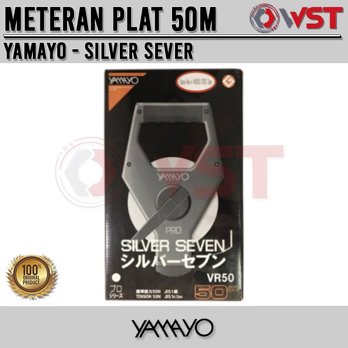Jual Meteran YAMAYO silver seven 50M plat besi / Meteran roll 50 meter ...