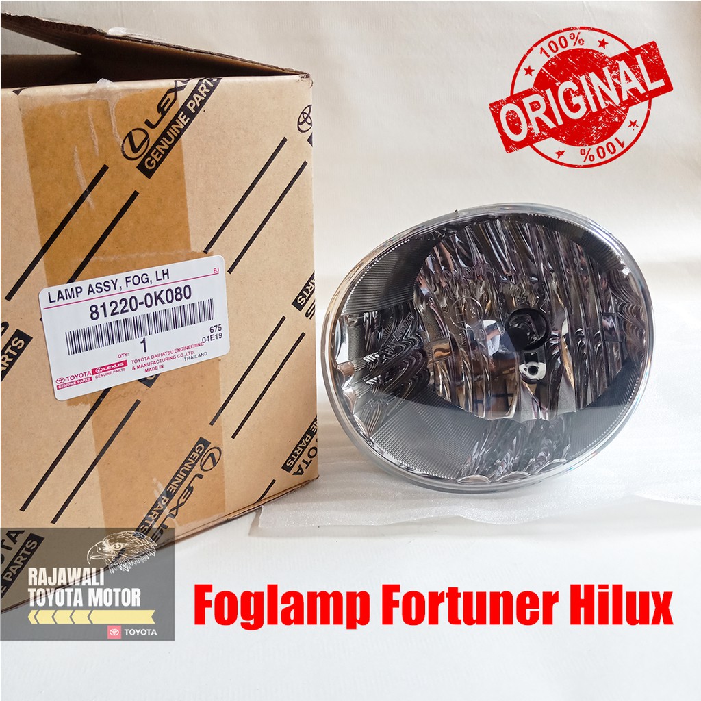 Jual Fog Lamp Bumper Kiri Fortuner & Hilux Bemper Depan Original ...