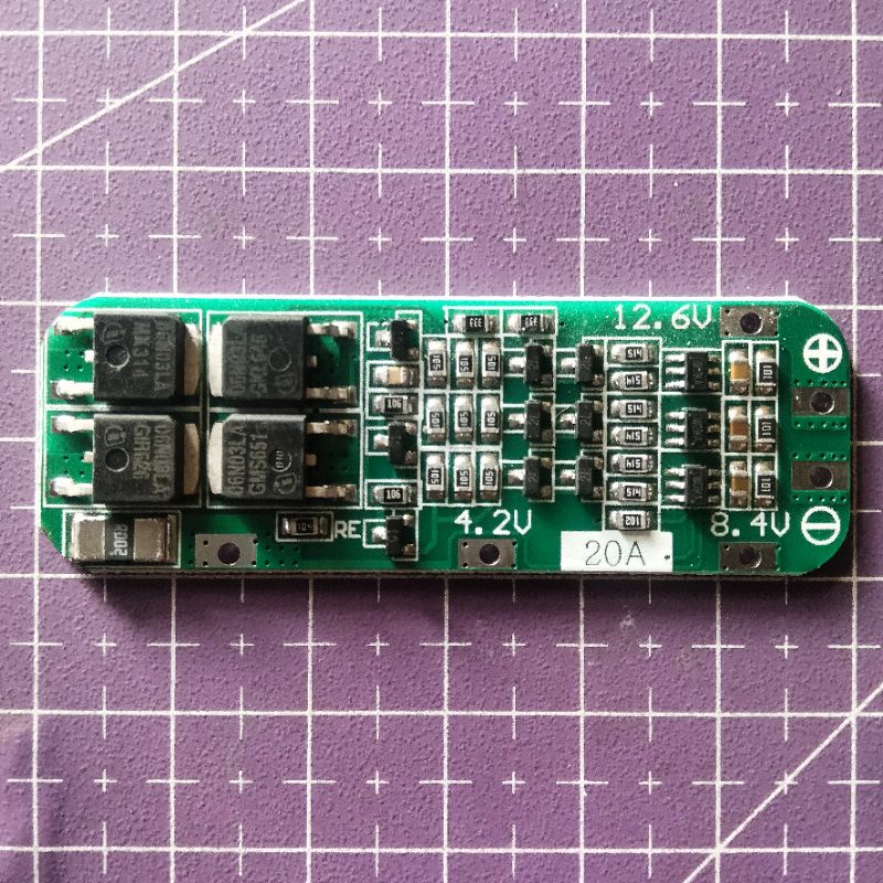 Jual BMS 3S 20A 12V MODUL BATTERY 18650 Lighium Li ion Balance Board ...