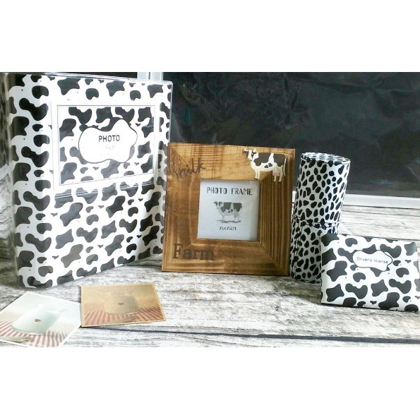 Jual FRAME KAYU MOTIF SAPI/BINGKAI FOTO/PIGURA/MOOLOVERS/KADO CANTIK ...